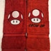Super Mario Nintendo Hand Towels - Etsy
