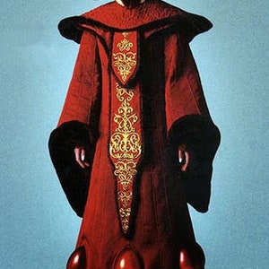 Queen Amidala Red Invasion Gown Embroidery Appliqué - Etsy