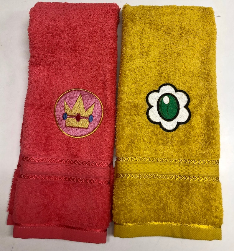 Super Mario Nintendo Hand Towels - Etsy