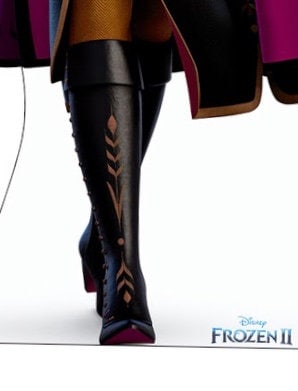 Frozen 2 Anna Boot Embroidery Appliqué Costume Cosplay | Etsy