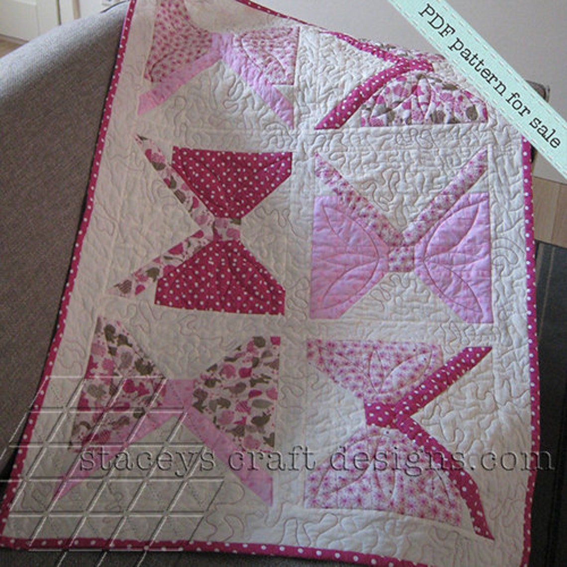 Bows Quilt - PDF Sewing Pattern With Instructions - Etsy