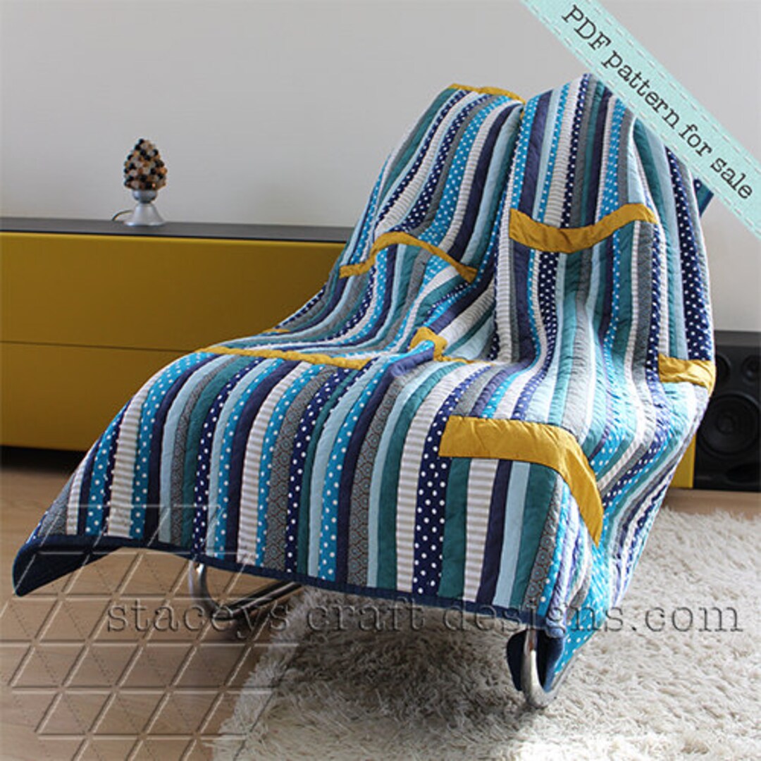 Islands in a Stream Quilt PDF Sewing Pattern With Instructions - Etsy