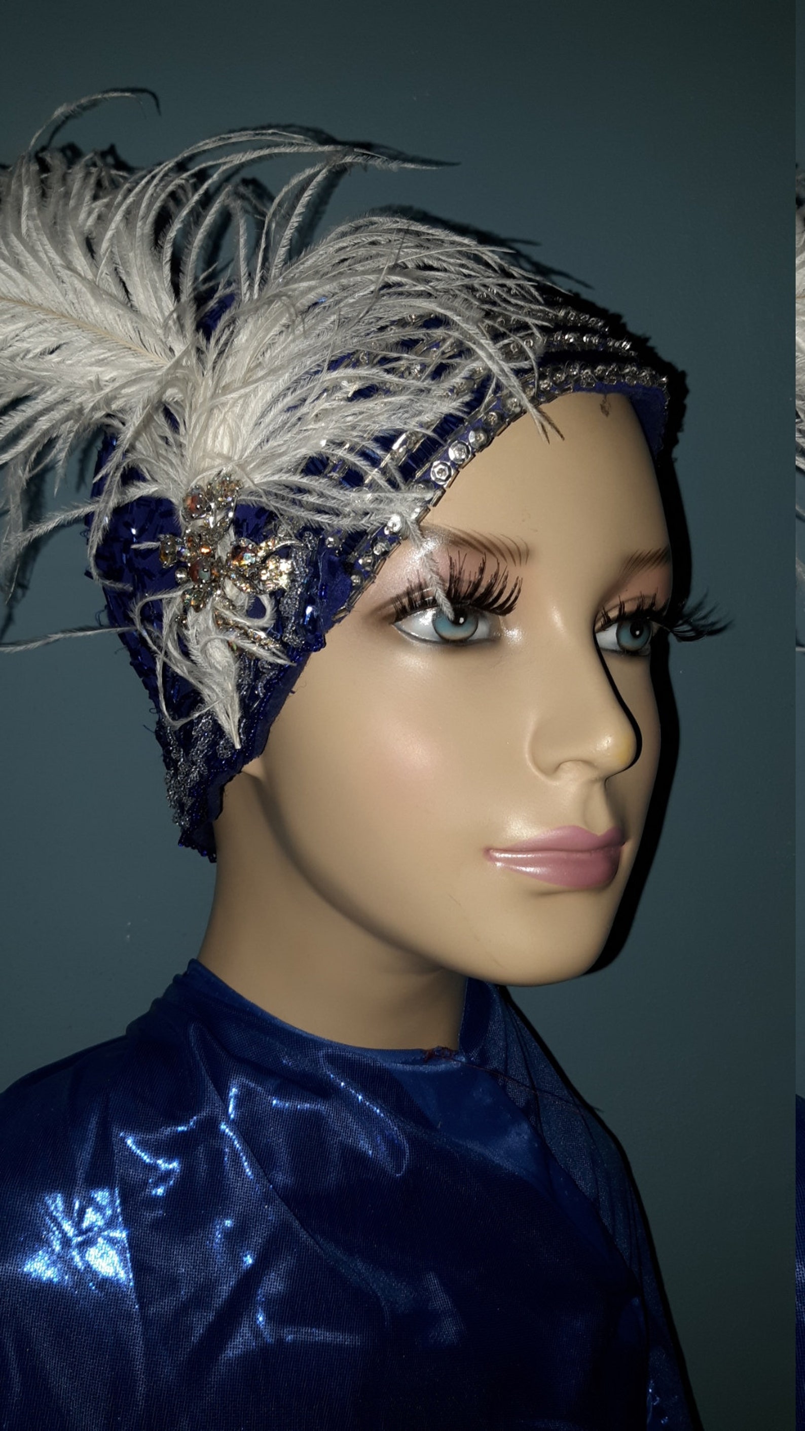 1920's BEADED FLAPPER Reproduction 1990s Ole Cassini | Etsy