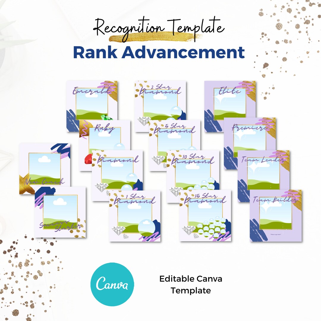 Partner Rank Advancement Recognition Graphics - Rank Advancement ...