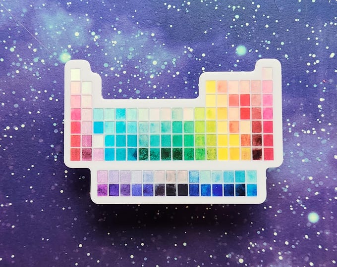 A4 Sticker Sheet Chemistry Vinyl Stickers - Science Triple Exams Fan ...