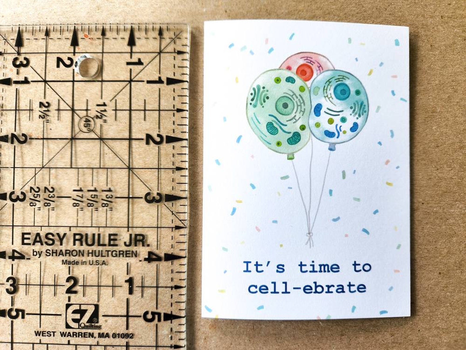 Card // Time to Cell-ebrate, Celebration Celebrate Science Joke ...