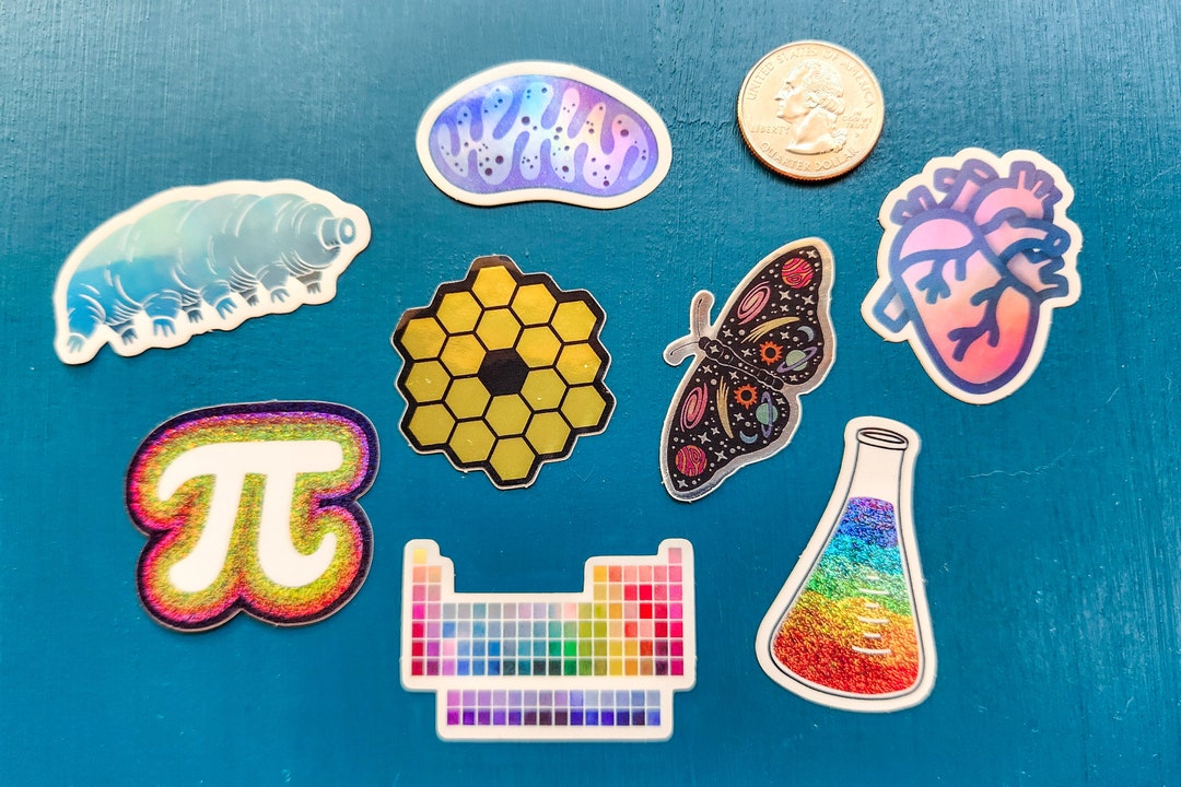 Mini Stickers // Choose Your Bundle, Science Decals - Etsy
