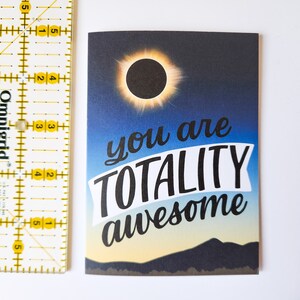 Card // You Are Totality Awesome, Solar Eclipse Thank You, Celebration ...