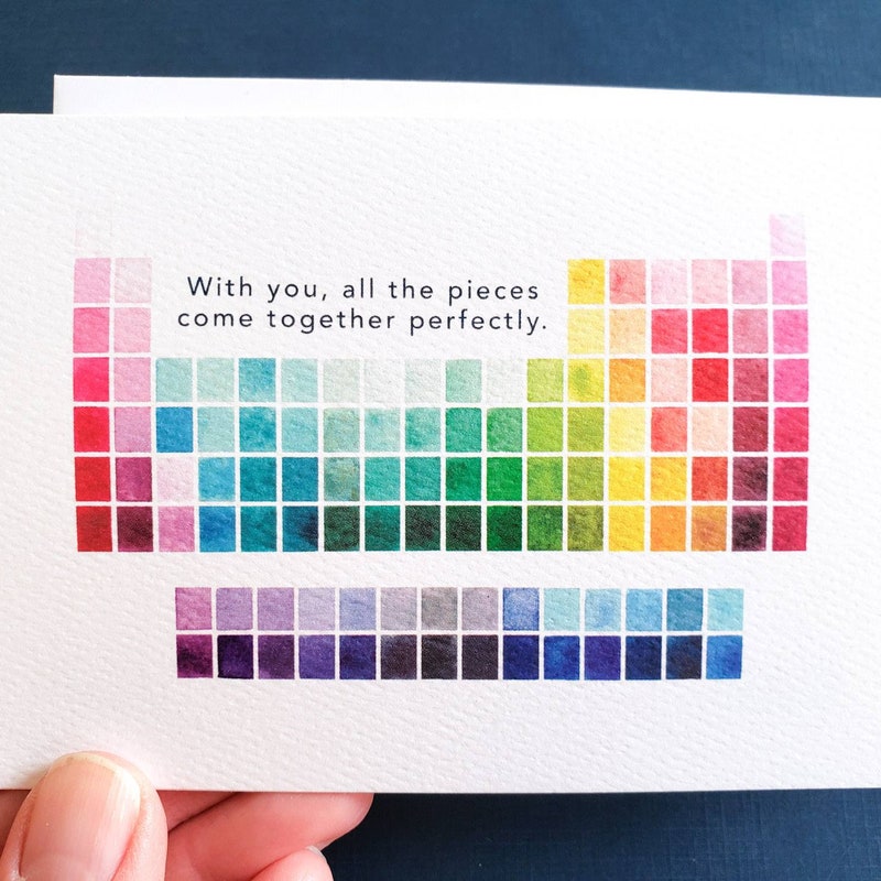 Chemistry Valentines Card - Etsy