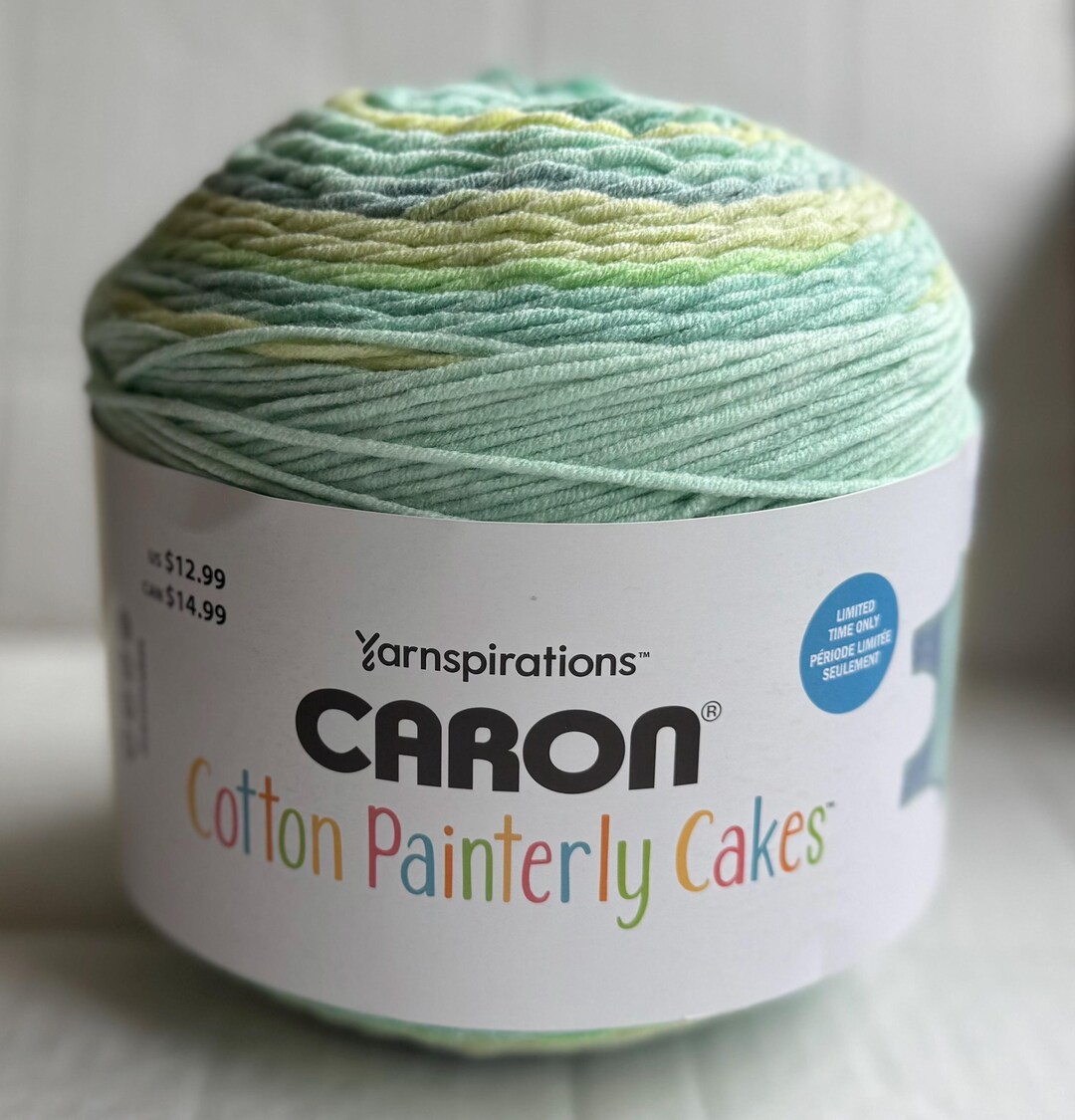 Discontinued Caron Cotton Painterly Cake Aqua Zest - Etsy