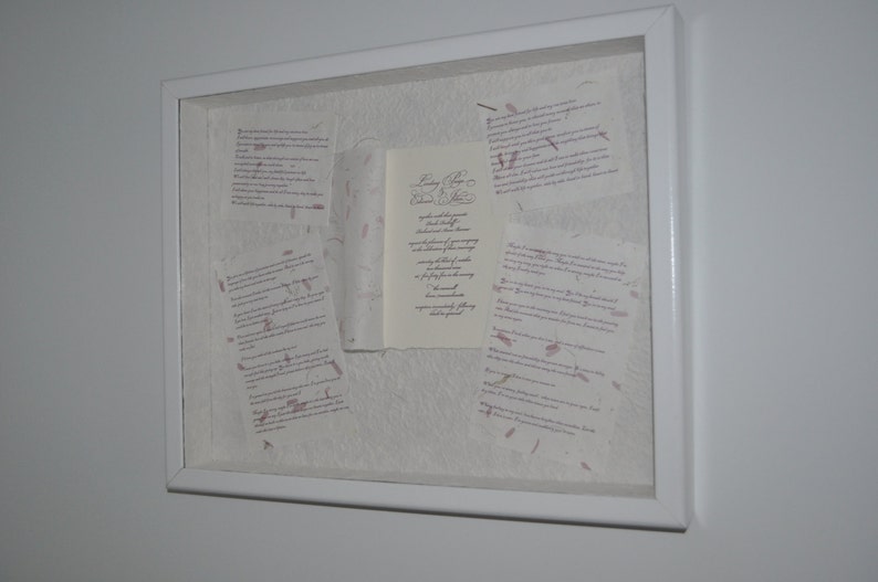 Custom Keepsake Wedding Invitation Shadow Box - Etsy