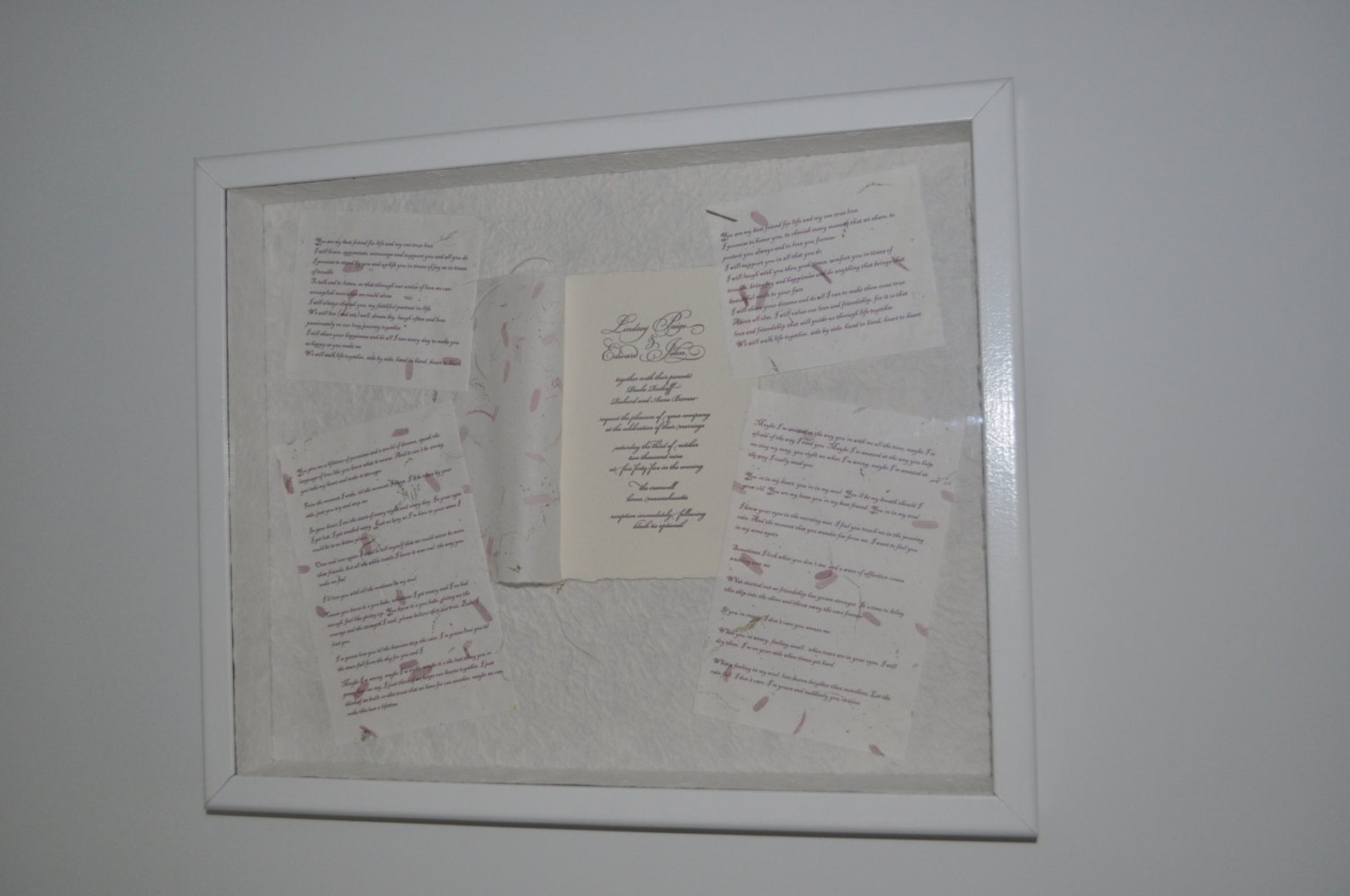 Custom Keepsake Wedding Invitation Shadow Box - Etsy