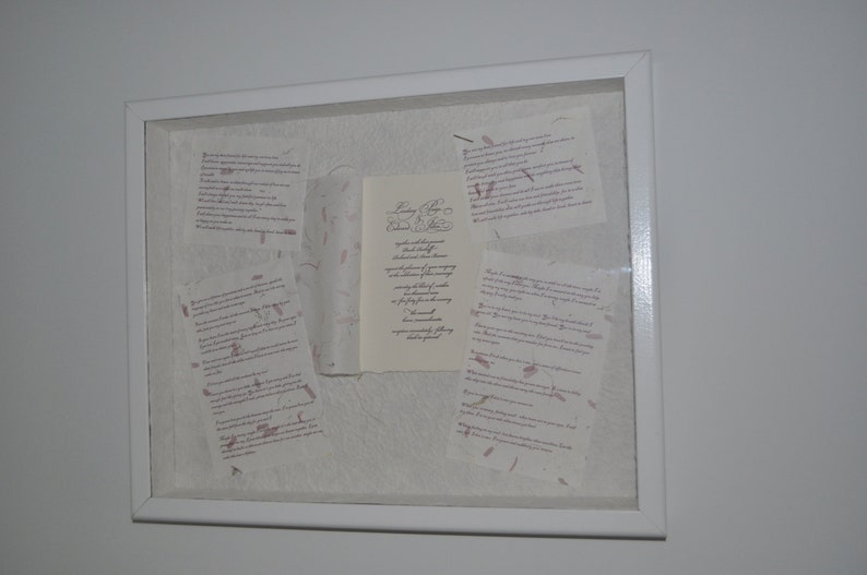 Custom Keepsake Wedding Invitation Shadow Box - Etsy