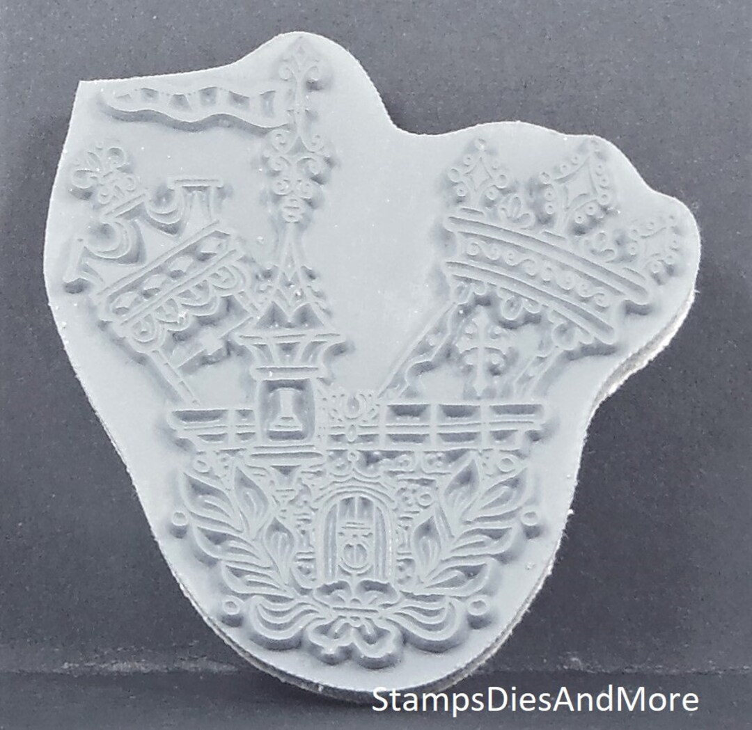 Unique ALPHABET LETTER V Castle Design Cling Mount Rubber - Etsy