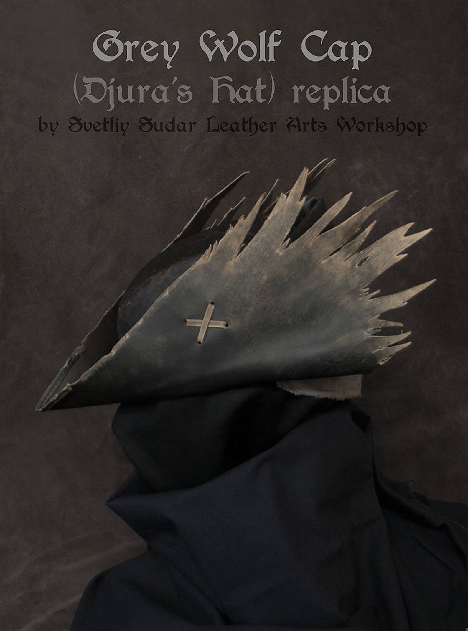 Old Hunter Djura hat replica Inspired Bloodborne / Grey Wolf | Etsy