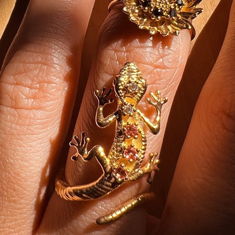 Lizard Ring - Etsy