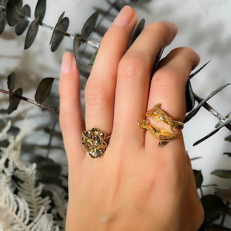 Koi Ring Silver Pisces Ring Fish Ring Animal Friend Ring | Etsy