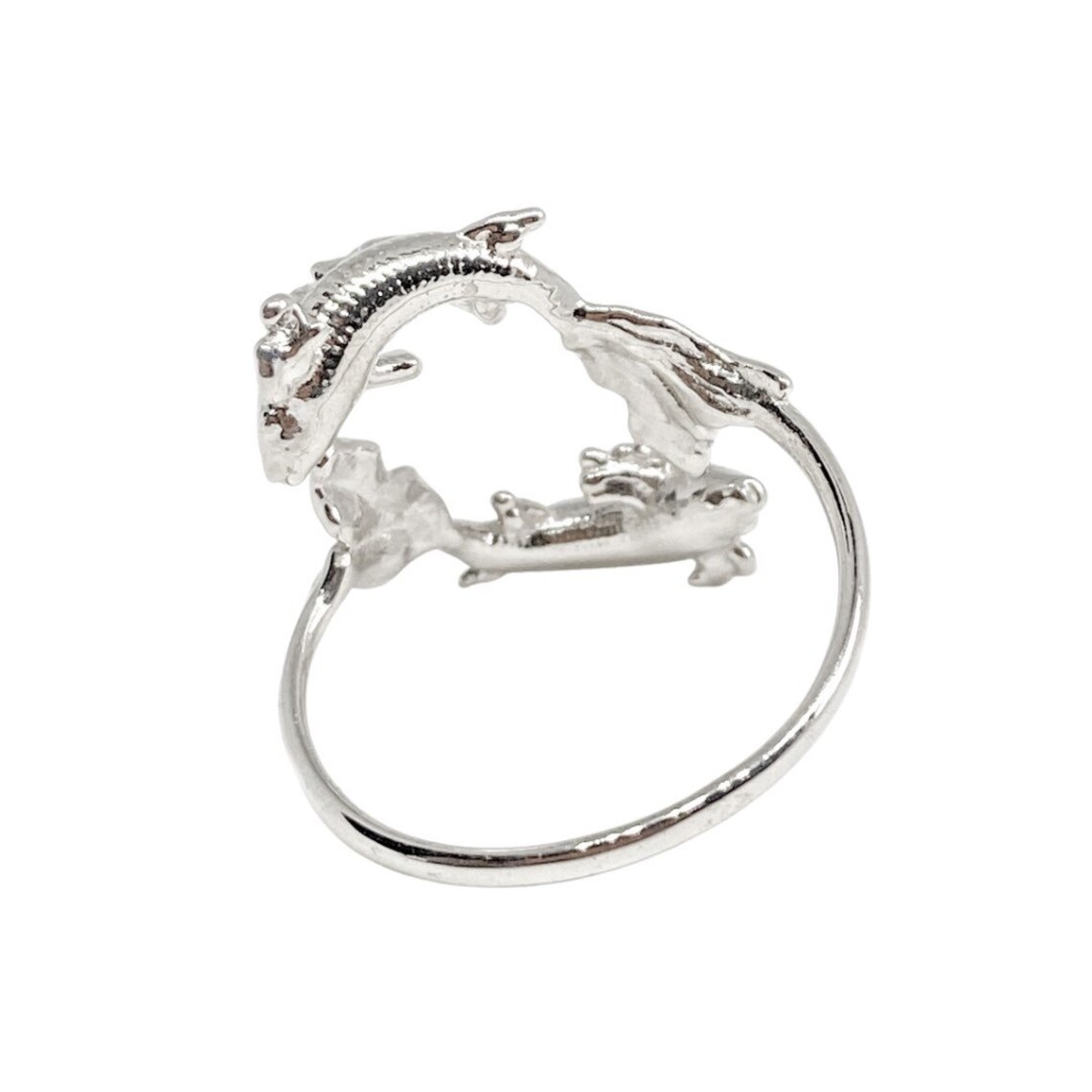 Pisces Ring Koi Ring Cute Silver Zodiac Ring Astrology - Etsy