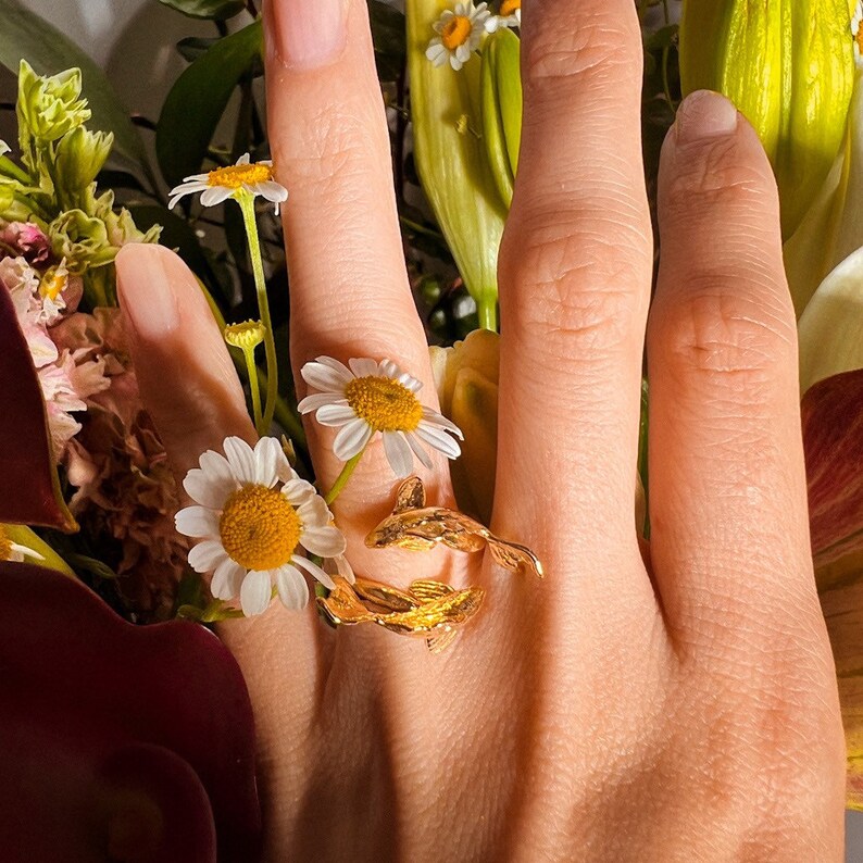 Koi Ring Silver Pisces Ring Fish Ring Animal Friend Ring | Etsy