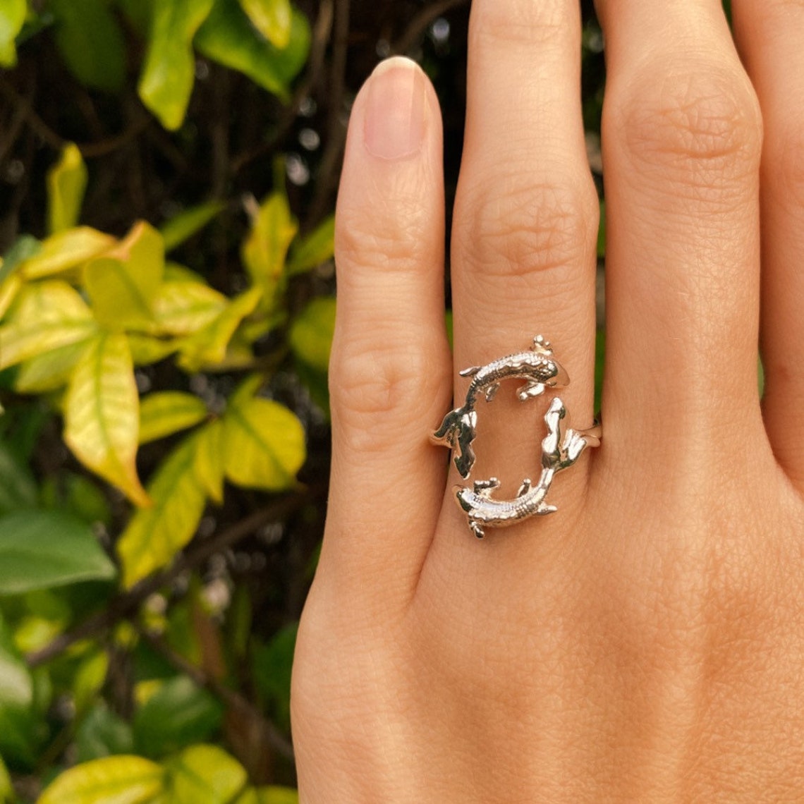 Pisces Ring Koi Ring Cute Silver Zodiac Ring Astrology - Etsy