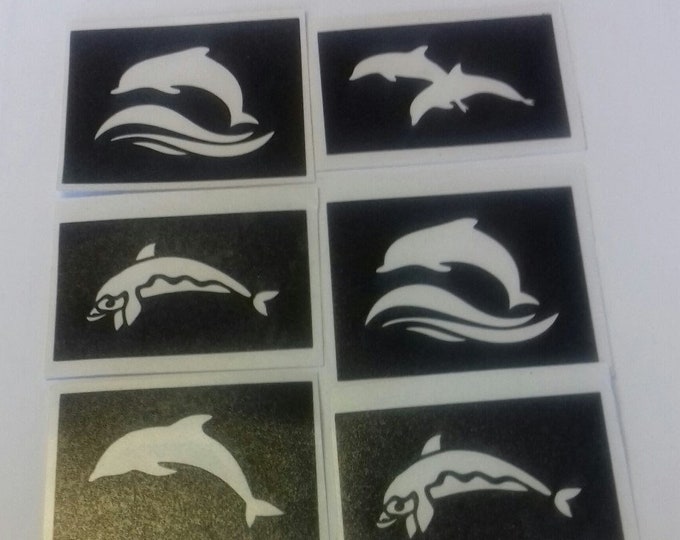 Dolphin Themed Stencils for Etching on Glass (mixed) Hobby Craft ...