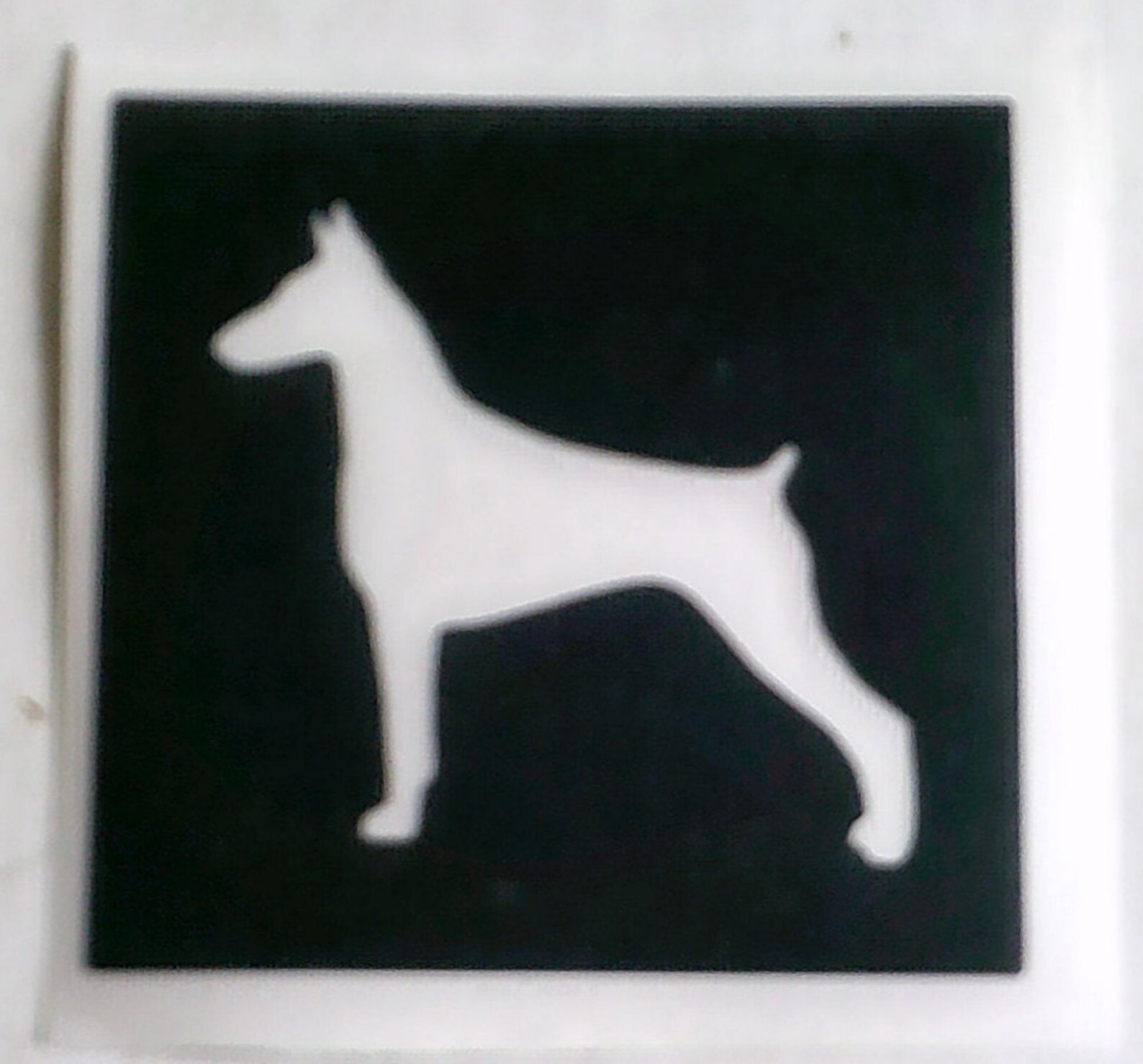 10 100 Doberman Dog Stencils for Etching on Glass Brilliant - Etsy