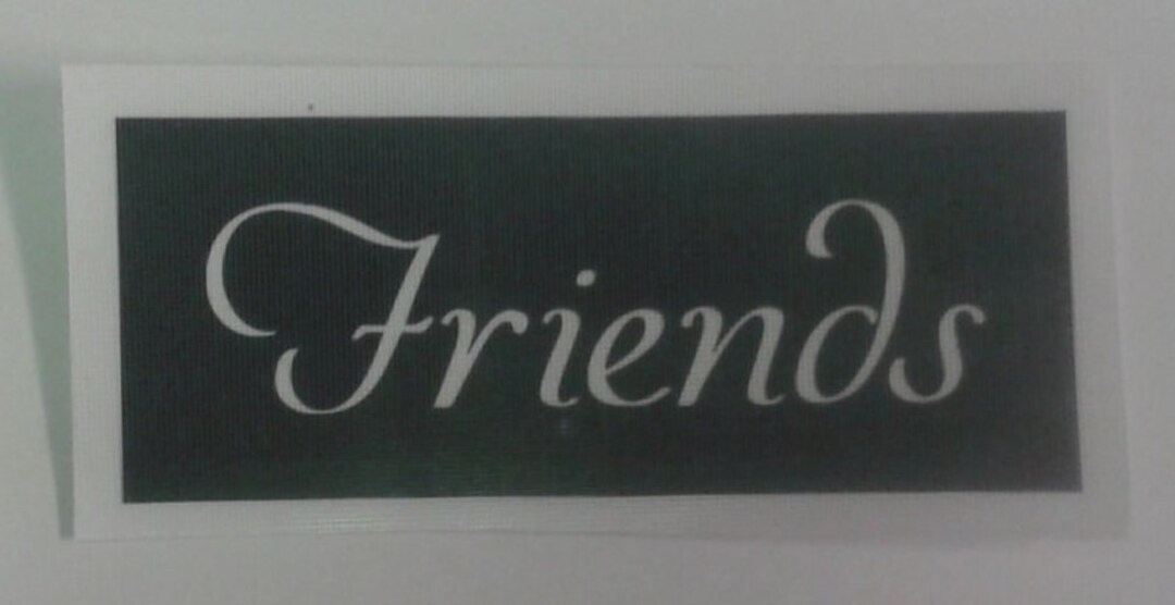 Friends Word Stencils for Etching on Glass Hobby Craft Present Gift ...
