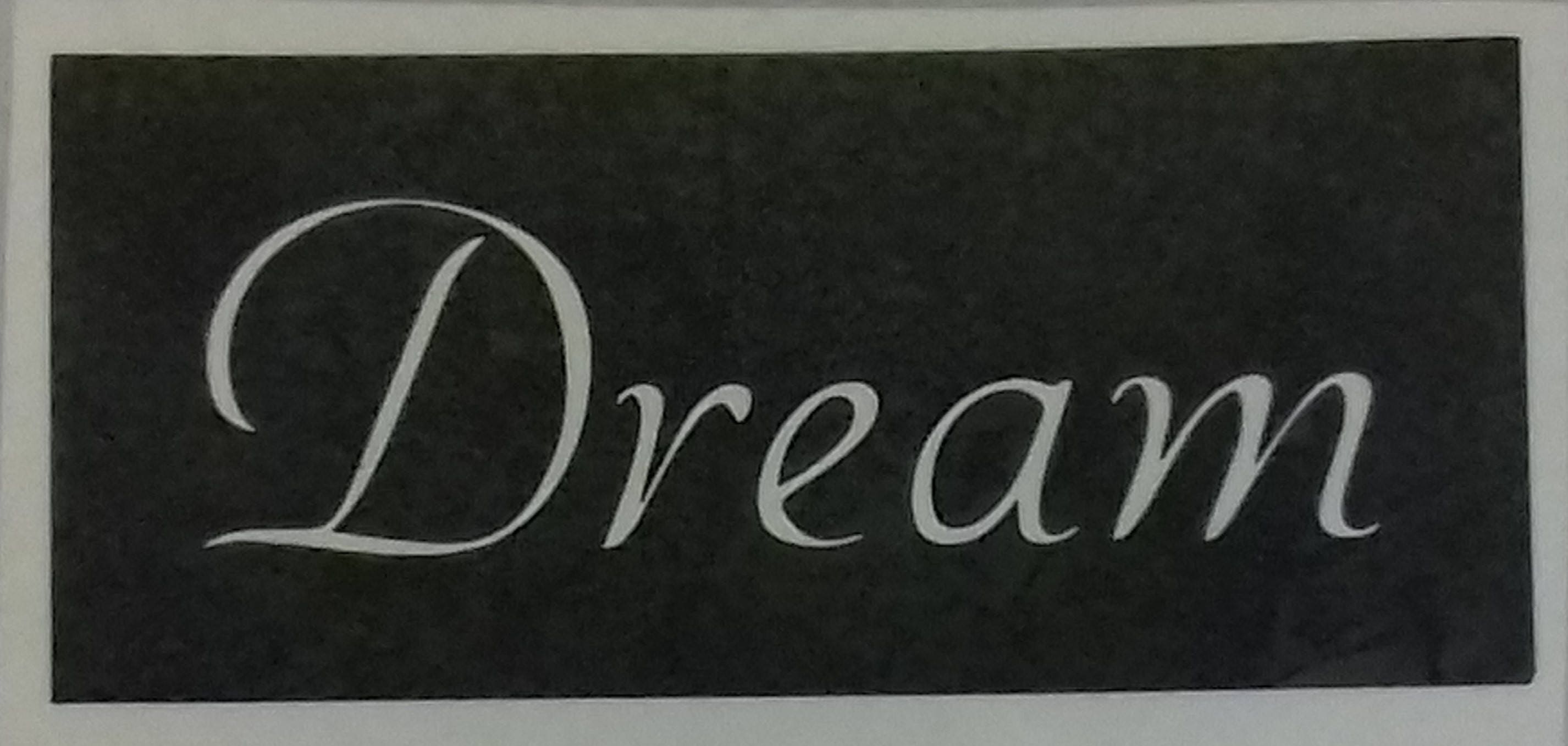 Dream Word Stencils for Etching on Glass Hobby Craft Present - Etsy UK