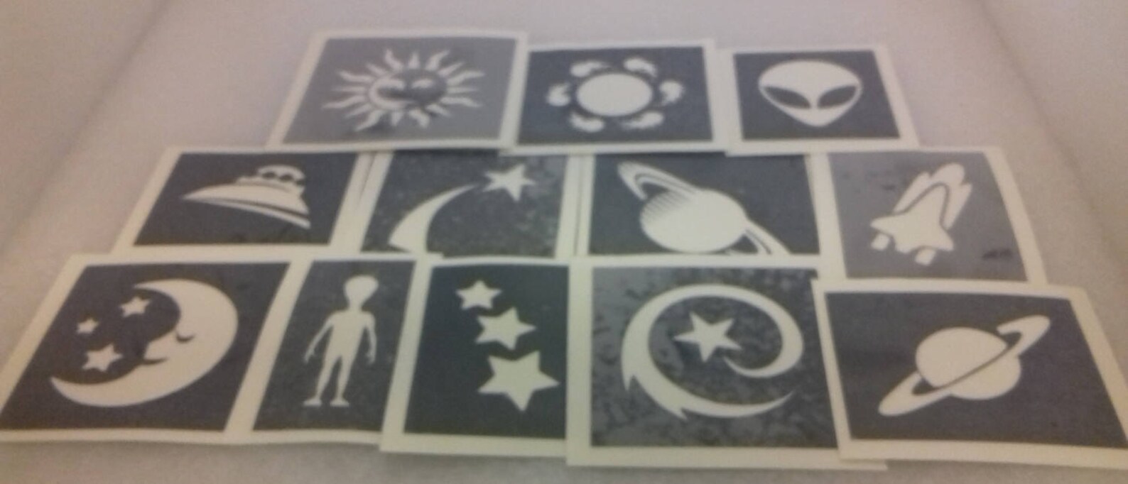 Space Themed Stencils - Pick as Many as You Want From Drop Down Menu ...