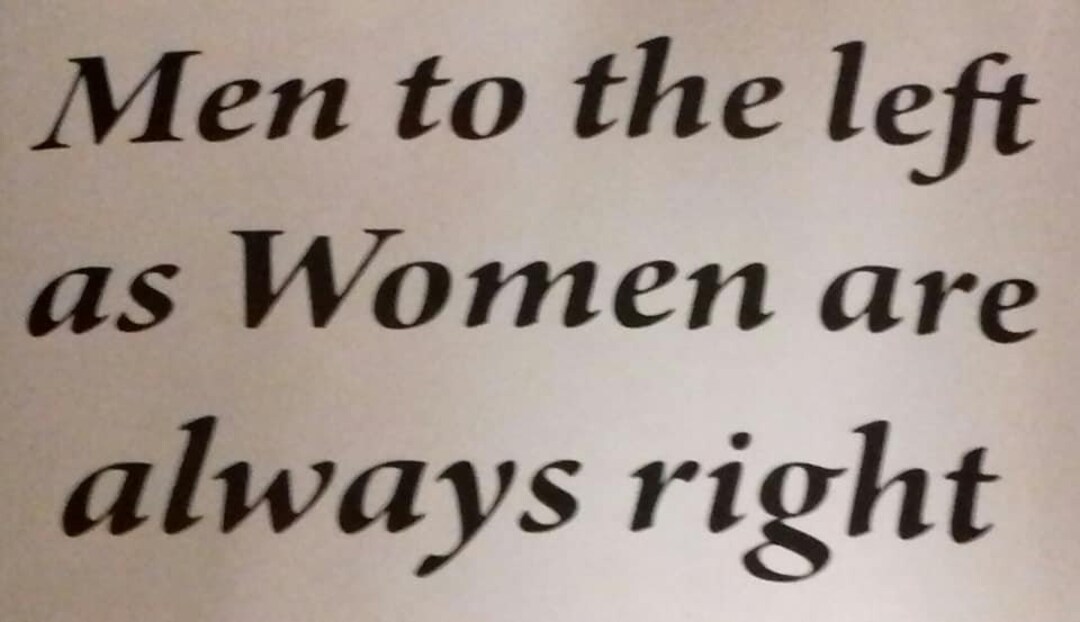 Men to the Left as Women Are Always Right Sticker Decal for Toilets ...