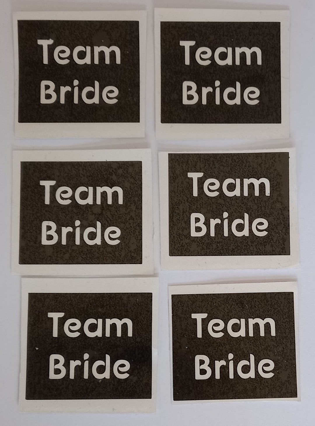 Team Bride Stencils for Temporary Glitter Tattoos / Airbrush Hen Night ...