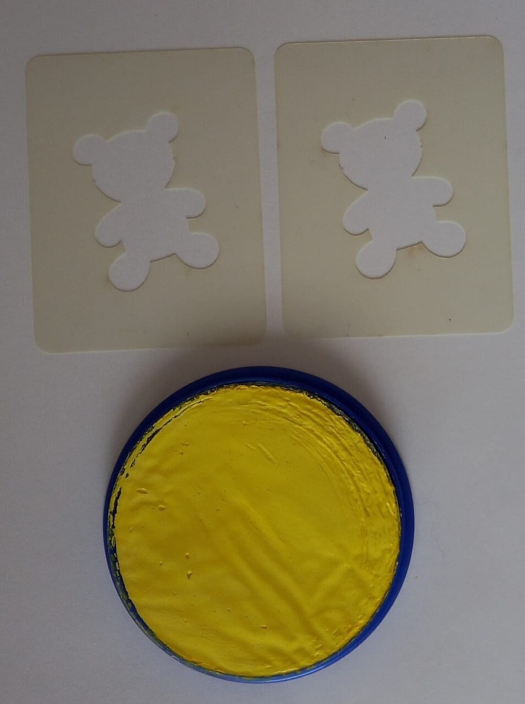 Teddy Bear Face Painting Set Including Stencils & Face Paint and Free ...