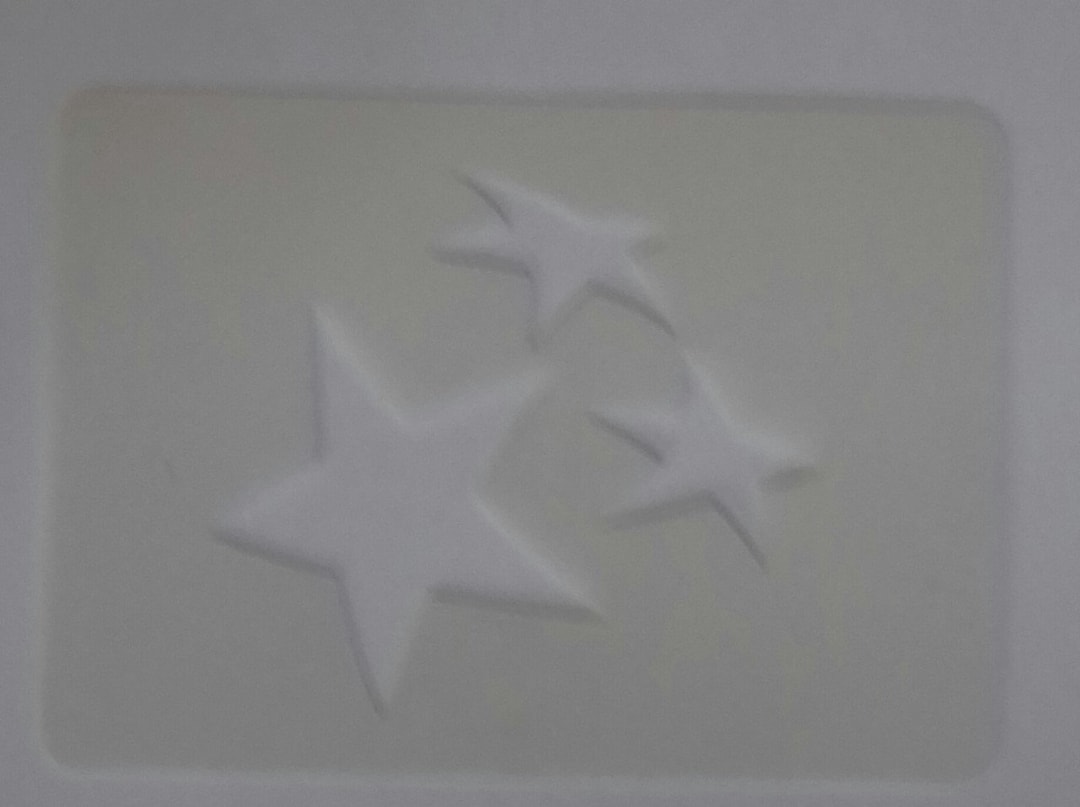 2 X Stars Face Painting Stencils - Reusable Many Times Great for Other ...