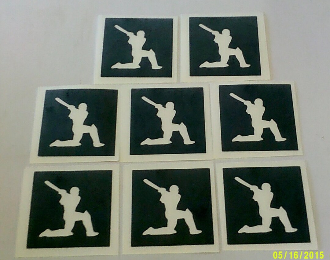 Cricketer Stencils for Etching on Glass Hobby Craft Gift Glassware ...