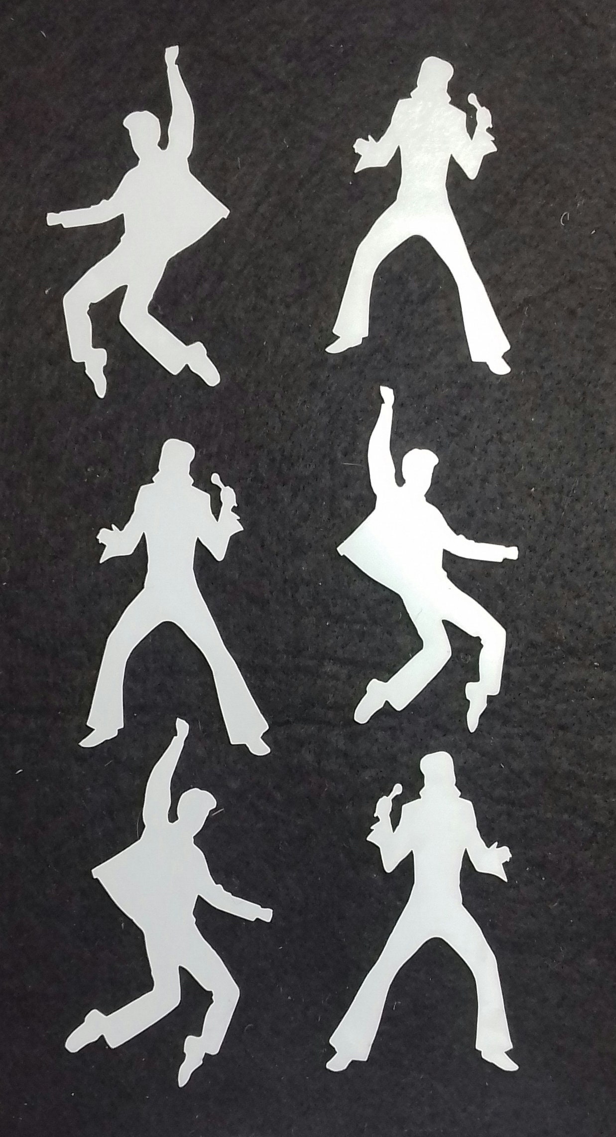 10 - 100 Elvis Presley Shape Embellishments Craft Decoration Mylar ...