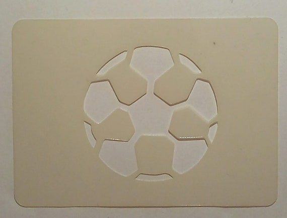 2 X Football Face Painting Stencils for Face Painters World - Etsy