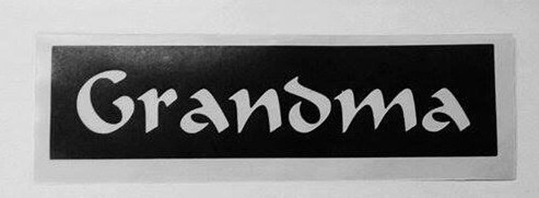 Grandma Word Stencils for Etching on Glass Mothers Day Gran Grandma ...