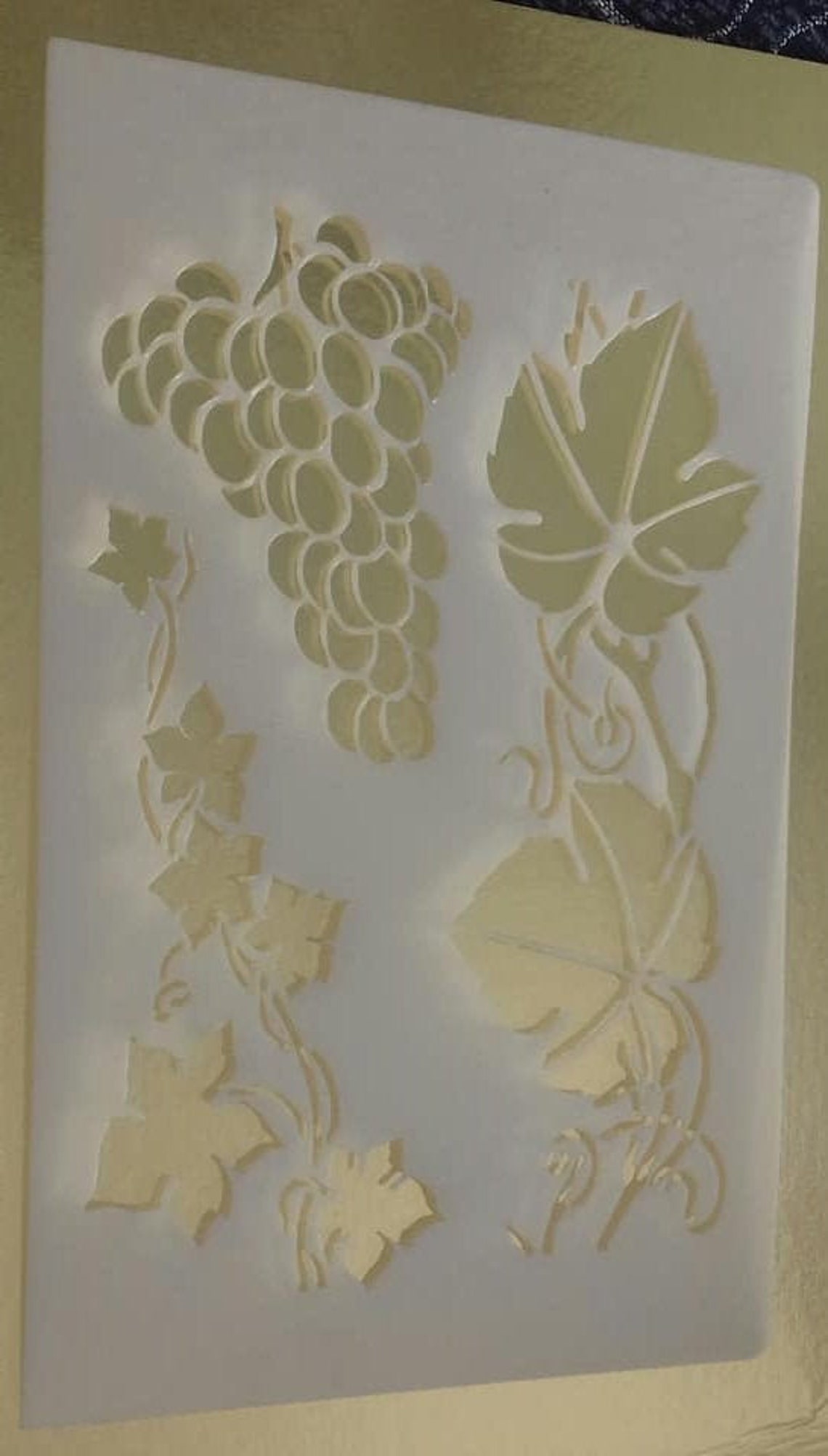 Grape & Vine Wall Decor Stencil for Pubs / Restaurants / Bars / Home ...