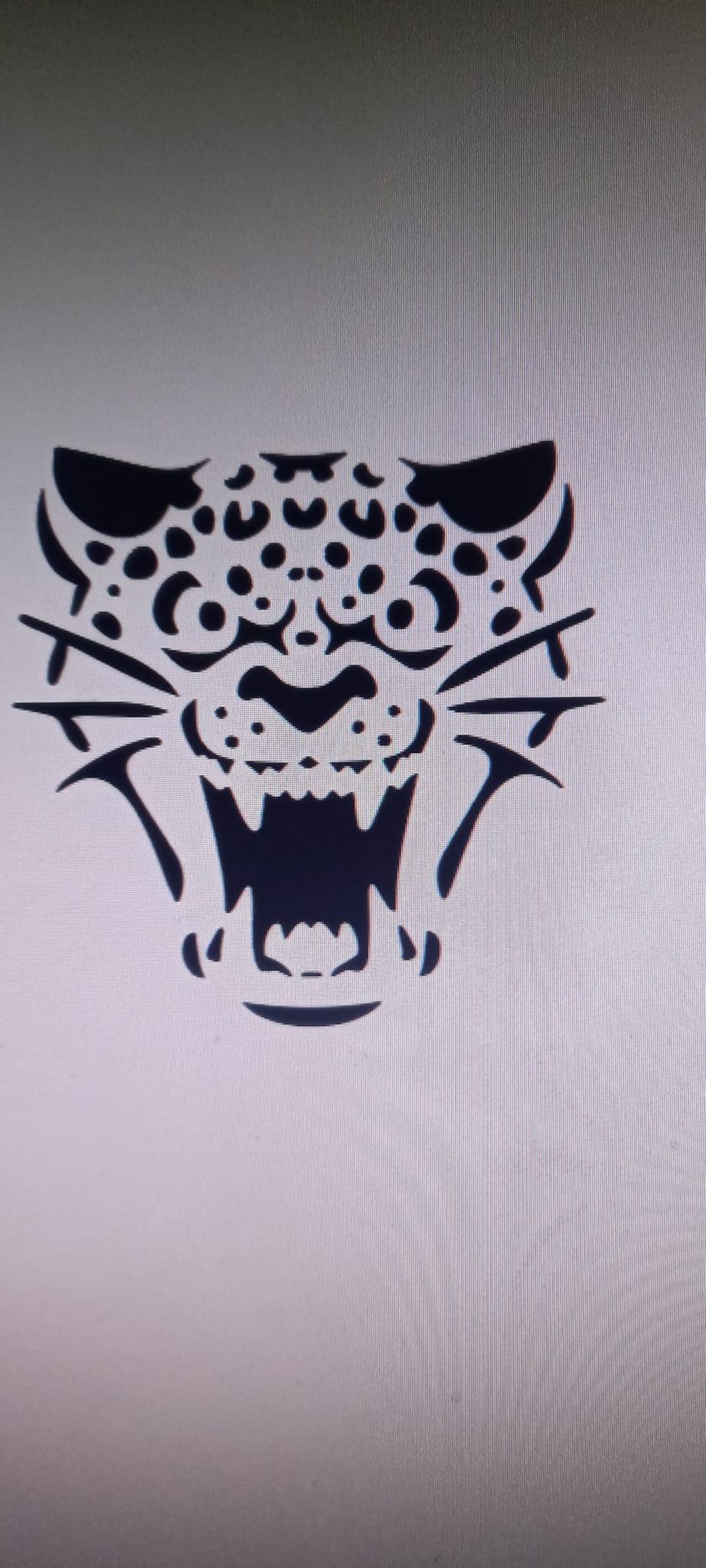 Panther / Cheetah Face Stencils for Decoration Craft Hobby Borders ...