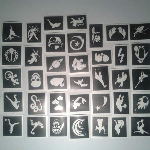 Mini Small Stencils Pick as Many as You Want From Drop Down | Etsy