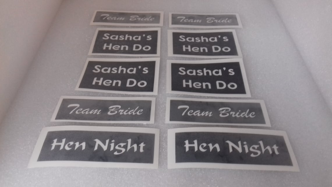 Hen Do Personalized Stencils & Other Theme Stencil Mix for - Etsy UK