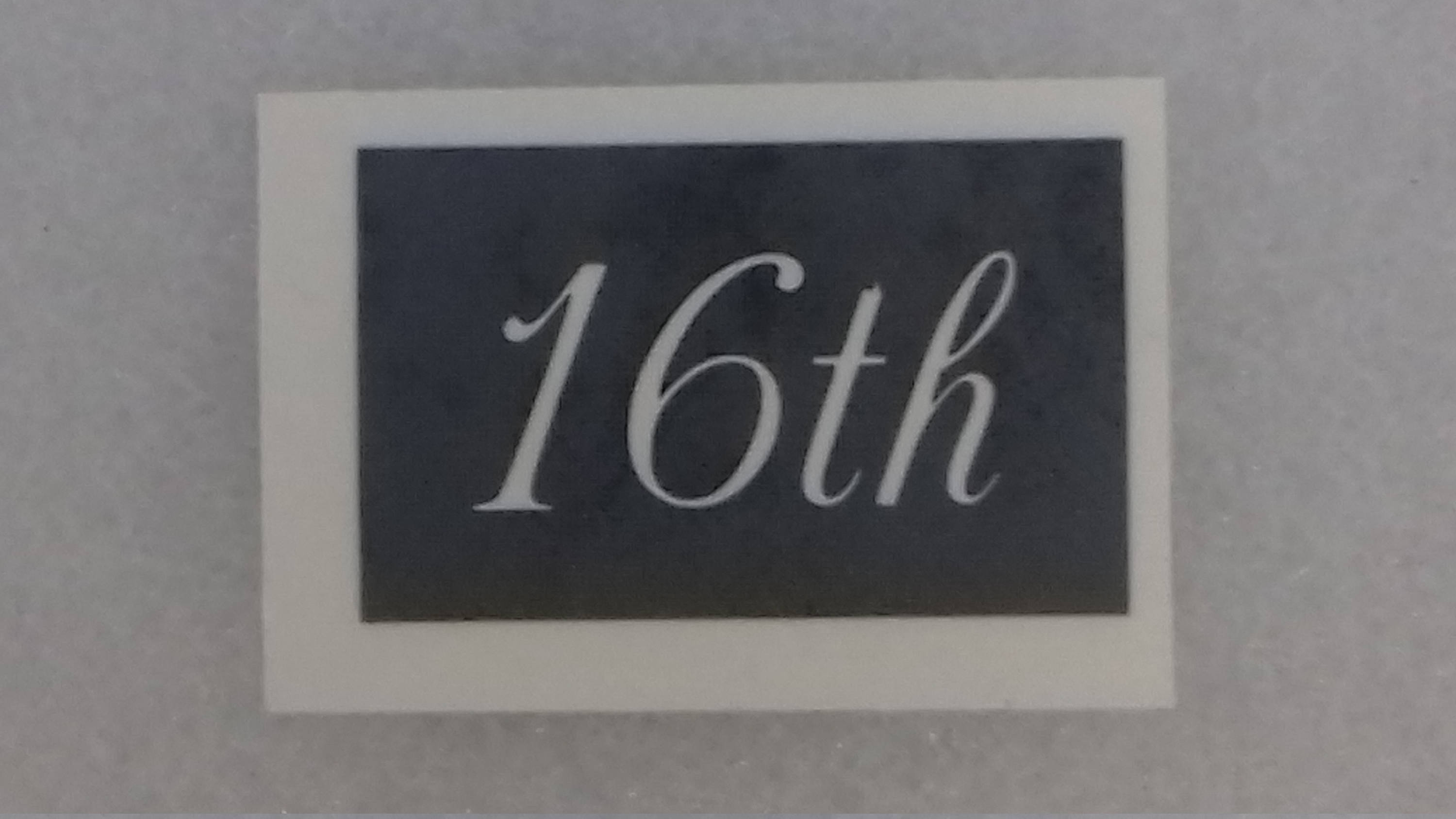 10 100 16th number stencils for etching on glass | Etsy