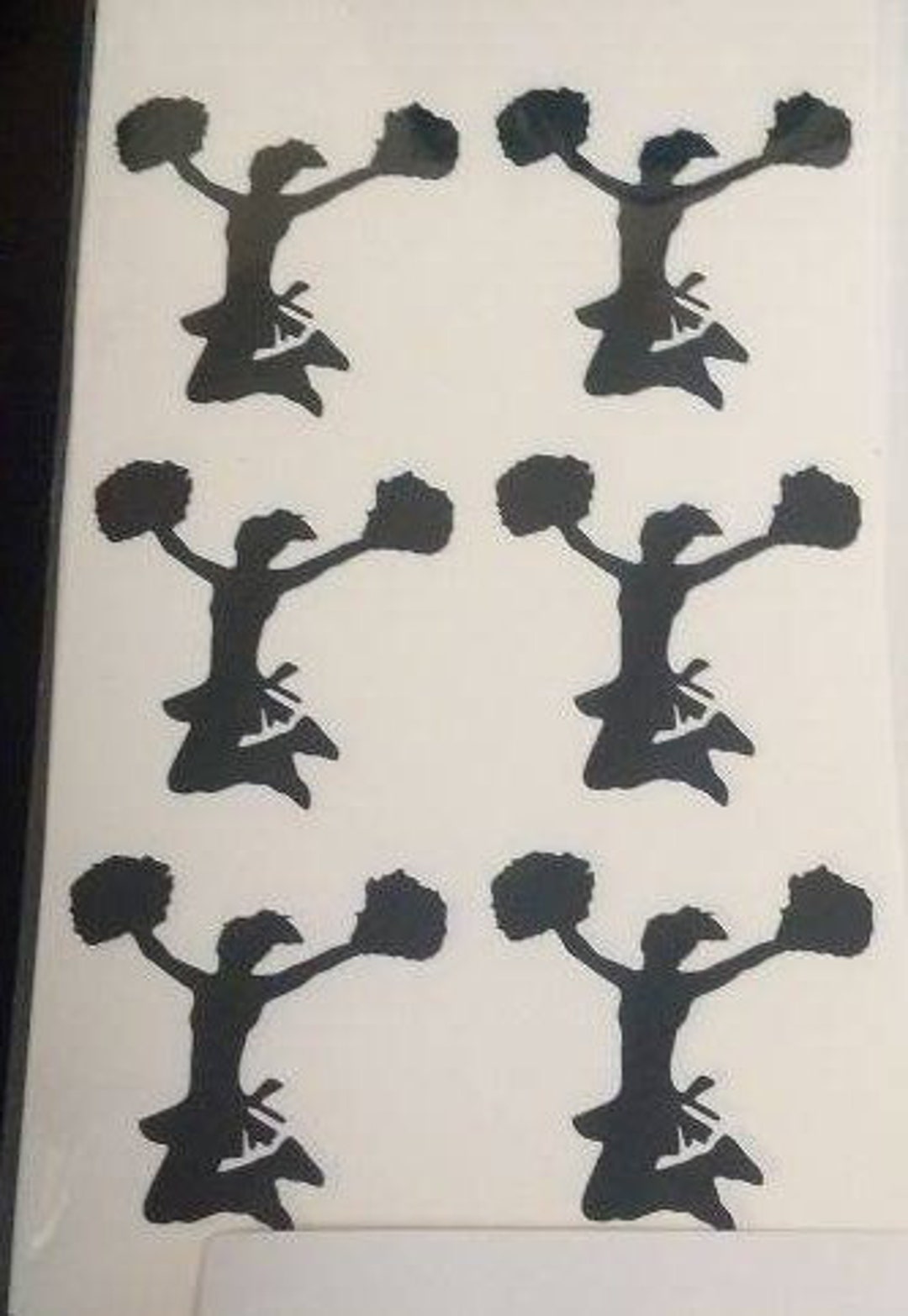 Black Cheerleader Stickers - Great Fun for Children - Sport Football ...
