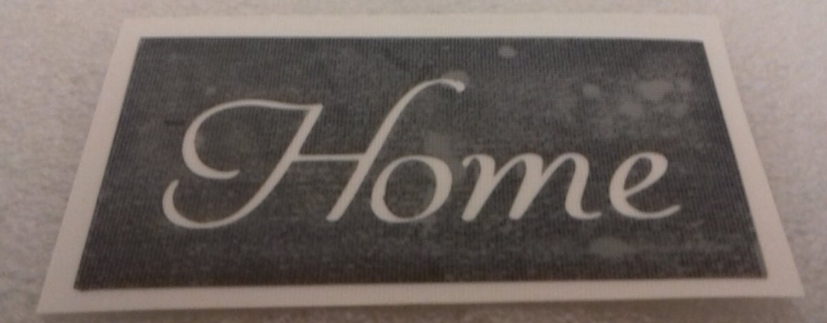 Home Word Stencils for Etching on Glass Hobby Craft Present - Etsy