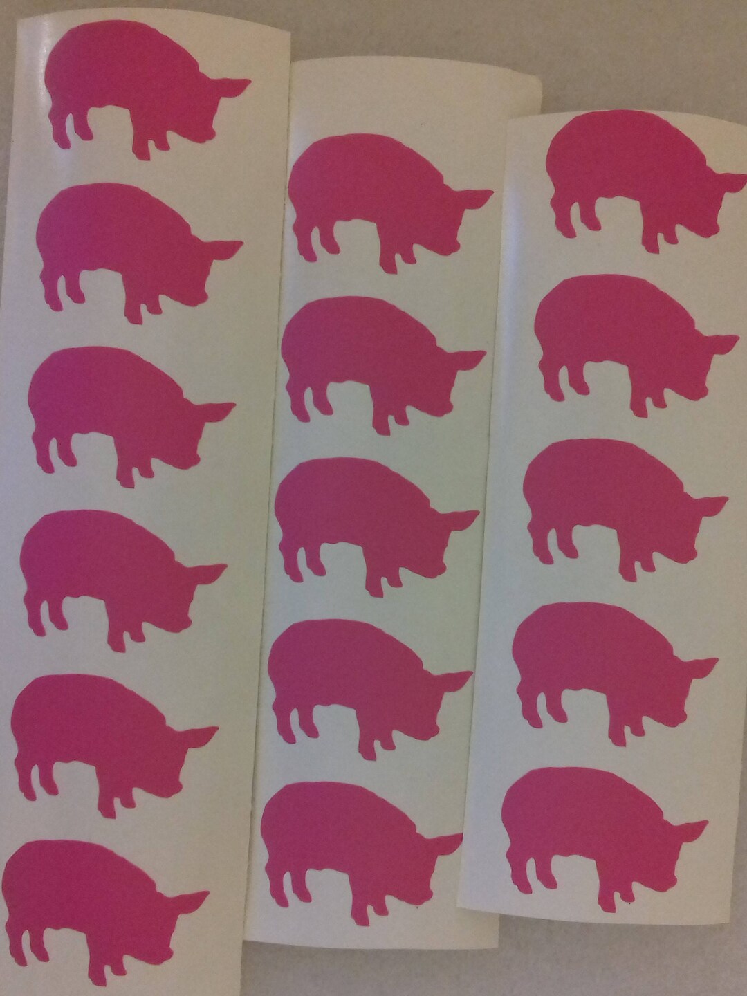 Pink Pig Stickers Boys Girls Children Animals Farmyard - Etsy