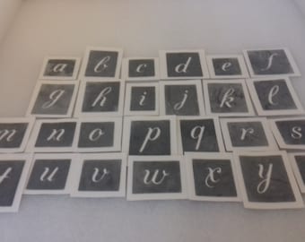 Alphabet Capital Letter Stencils for Etching Glass Mixed | Etsy