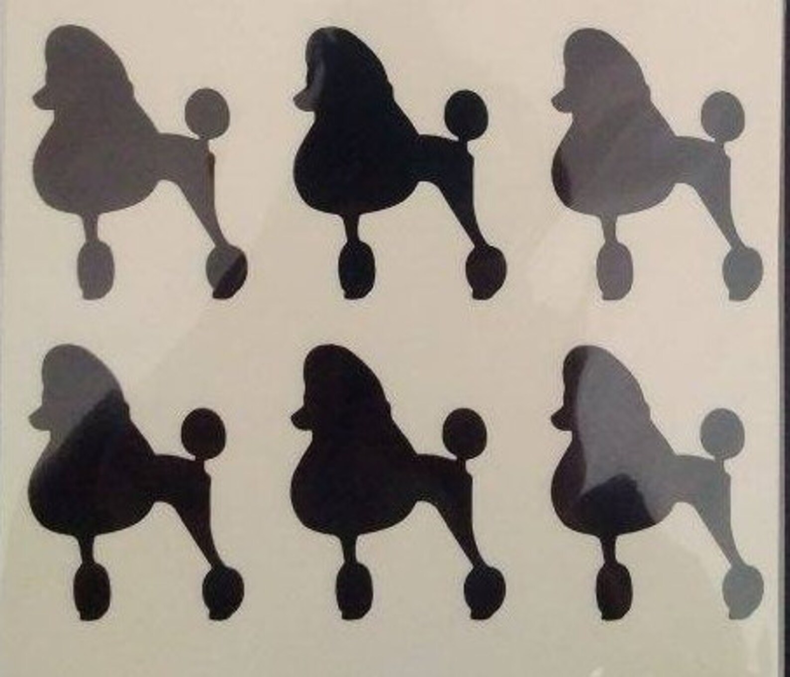 30 X Poodle Dog Stickers Great Fun for Children Will Stick - Etsy