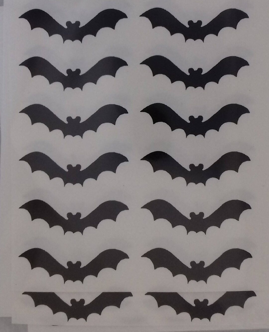 30 X Black Bat Stickers - Great Fun for Children - Will Stick to Lots ...
