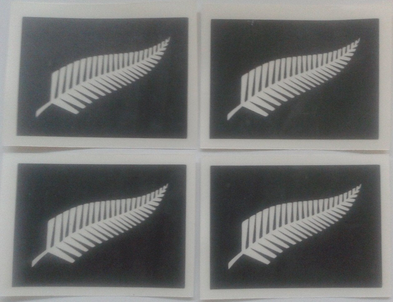 10 100 New Zealand Fern Stencils for Glitter Tattoos / Card - Etsy ...