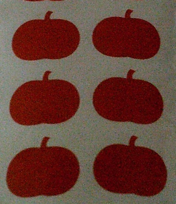 30 X Orange Pumpkin Stickers Great Fun for Children Will - Etsy